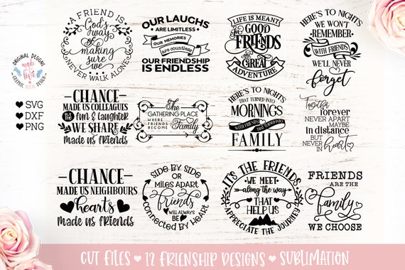 Friends Svg Friends Cut Files Friends Bundle Friends | Etsy