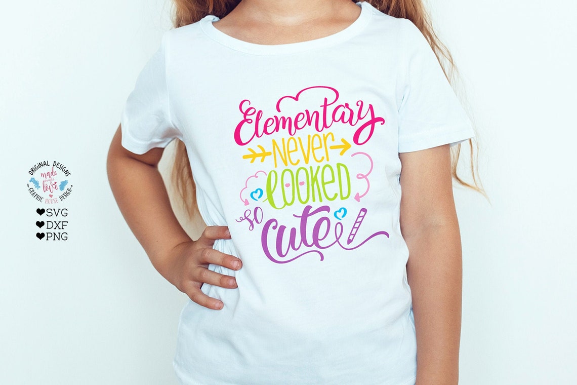 Back to School Svg Elementary Svg School SVG Elementary | Etsy