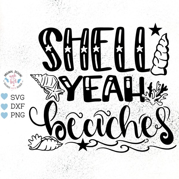 Shell Yeah Svg - Etsy