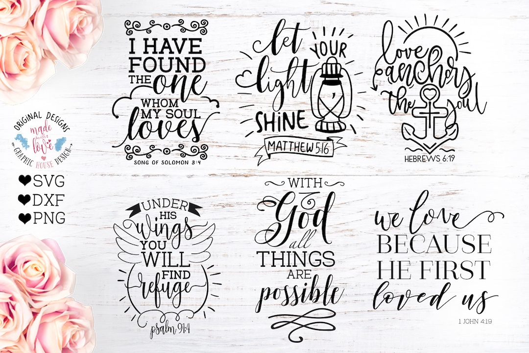 Mini Bible Verse Scripture Bundle Cutting Files Svg - Etsy Australia