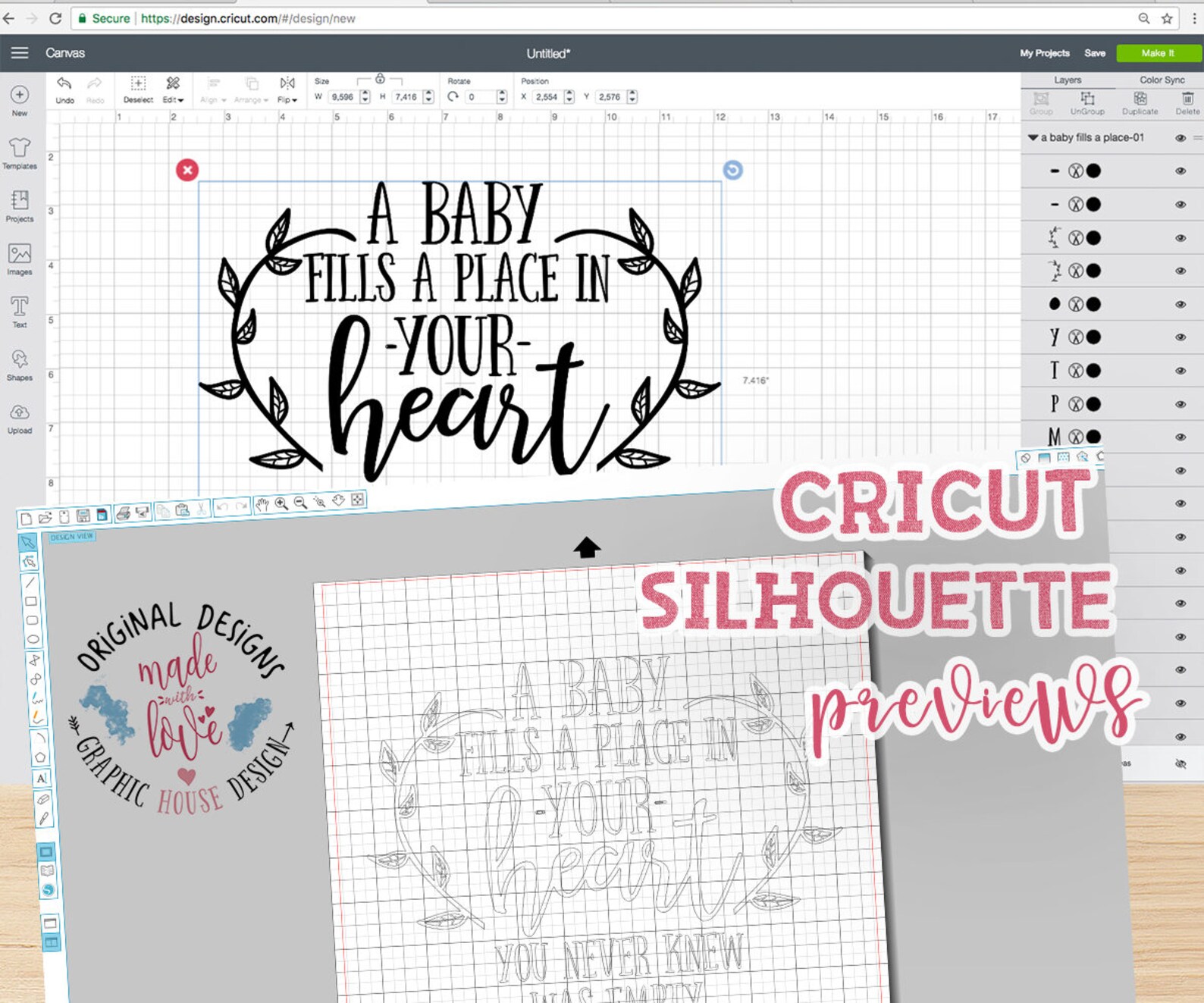 New Baby Svg File A Baby Fills A Place in Your Heart in SVG - Etsy