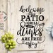Patio Svg Porch Sign Patio Quotes Porch Quotes Patio - Etsy
