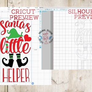 Elf Svg, Santa's Helper Svg, Santa's Little Helper in SVG, DXF, PNG ...