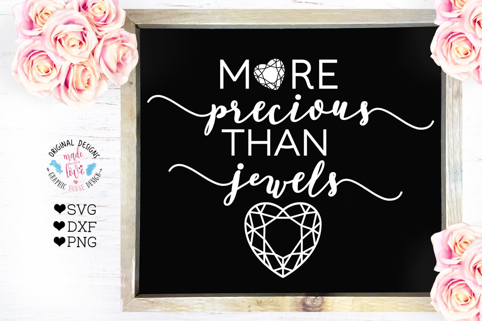 Scripture Svg More Precious Than Jewels Svg More Precious - Etsy