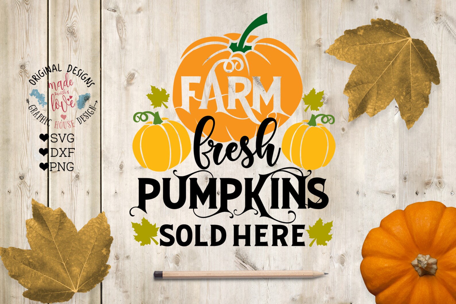 Farm Fresh Pumpkin Svg Farm Fresh Svg Pumpkin Svg | Etsy
