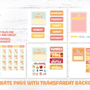 Morning Board, Printable Morning Board, Print N Cut Kids Boards ...