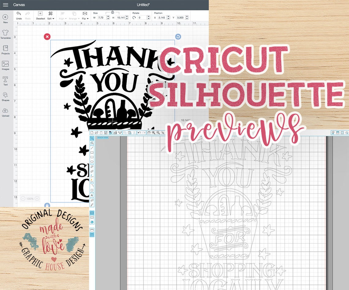 Local Shop Svg Thank You for Shopping Locally Cut File in | Etsy