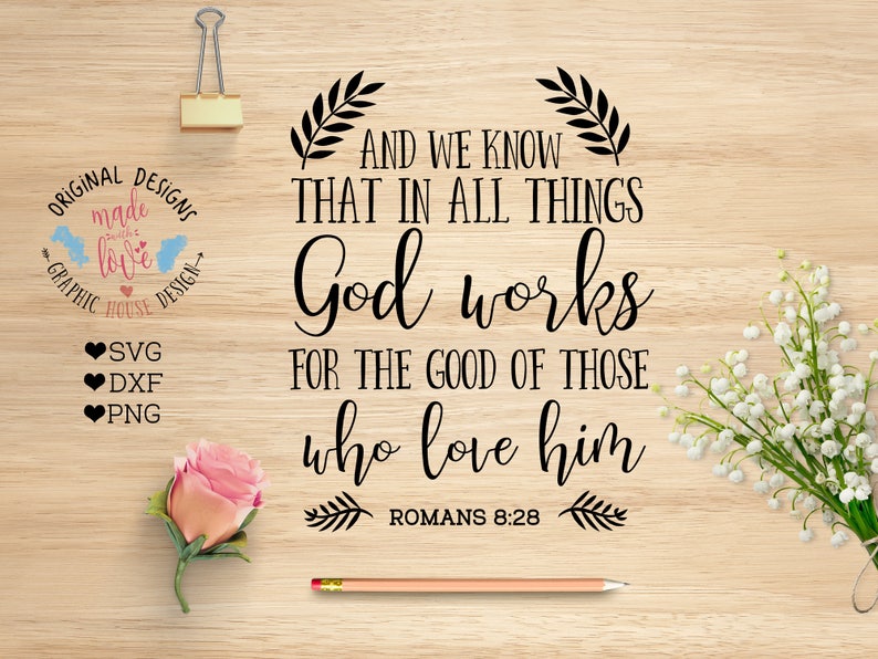 Scripture svg bible verse svg God SVG Christian Cut File | Etsy