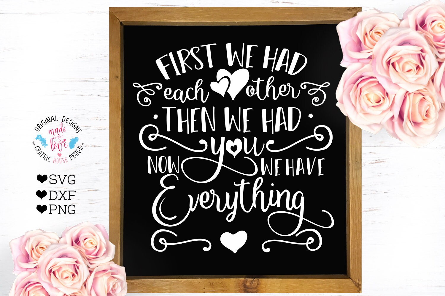 New Baby SVG New Baby Cut File First We Had Each Other Now - Etsy