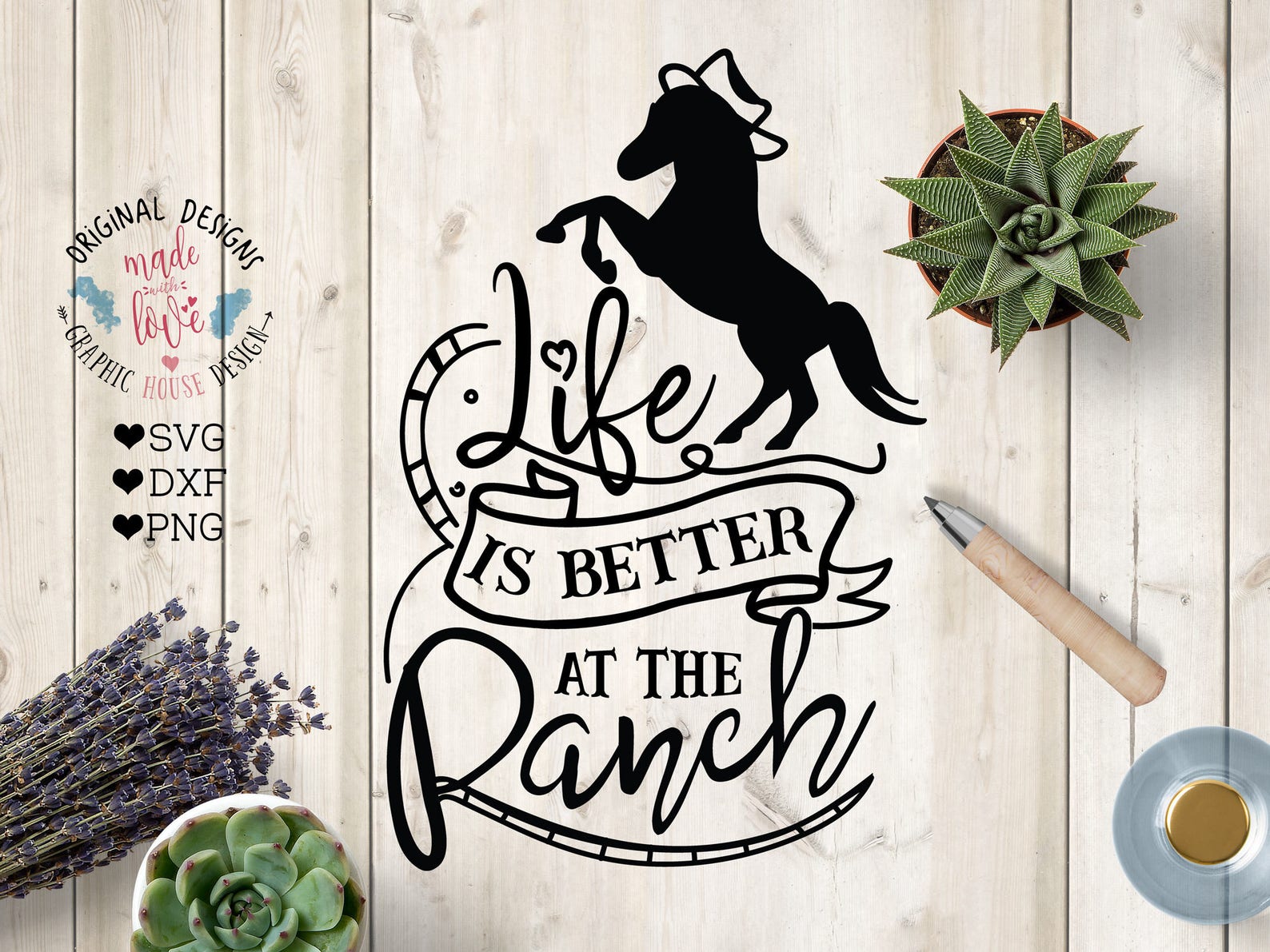 Ranch Svg File Farm Life SVG Life is Better at the Ranch Cut | Etsy