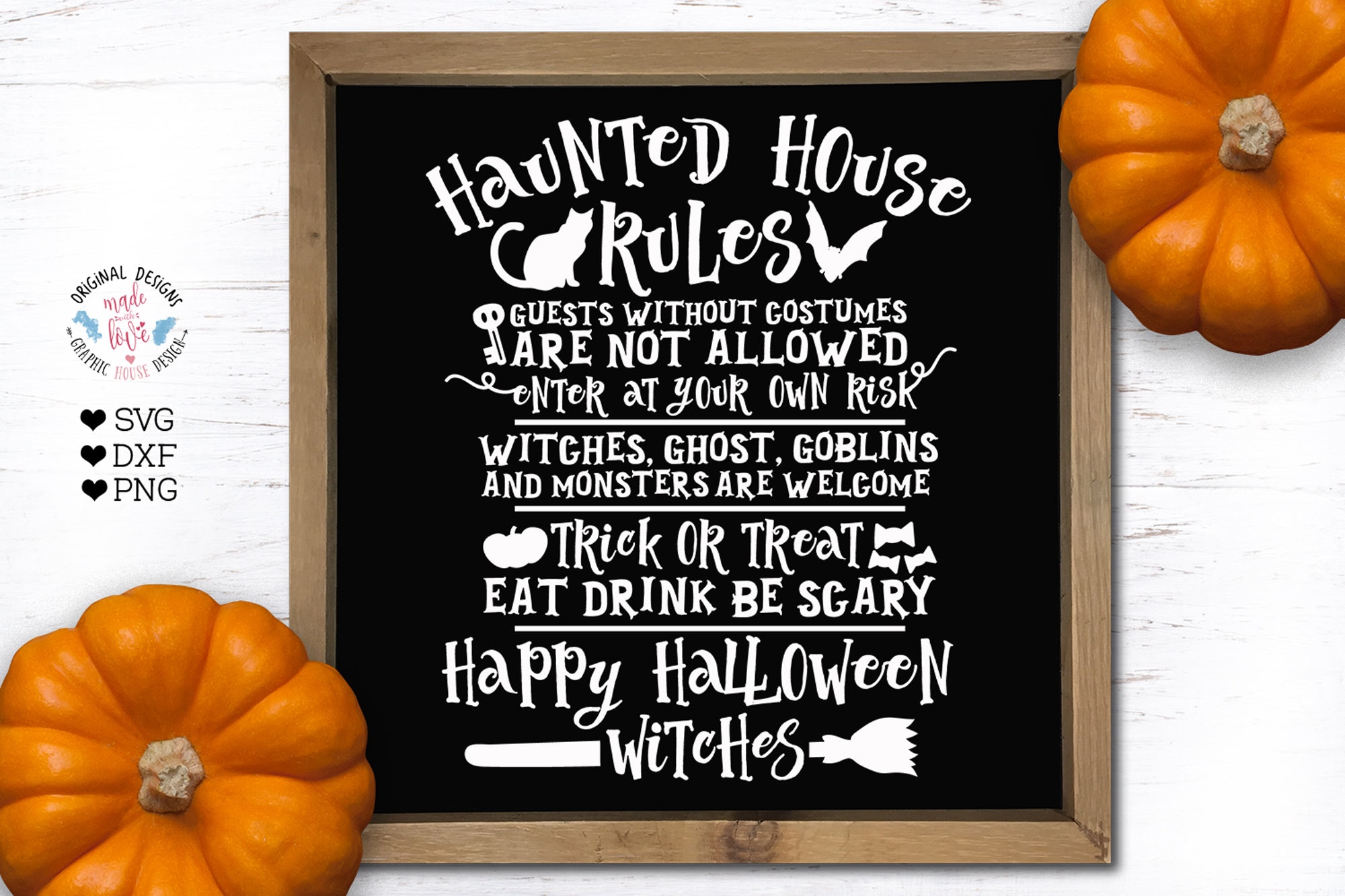 Halloween SVG Halloween Rules svg Haunted House Rules | Etsy