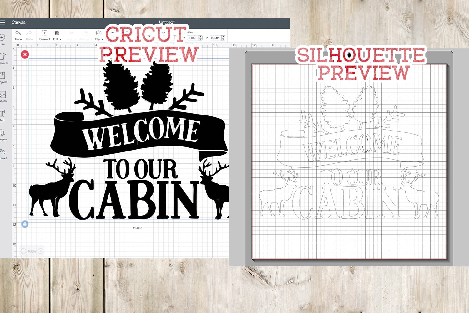 Welcome to Our Cabin Cut File in SVG DXF PNG Cabin Svg | Etsy Canada