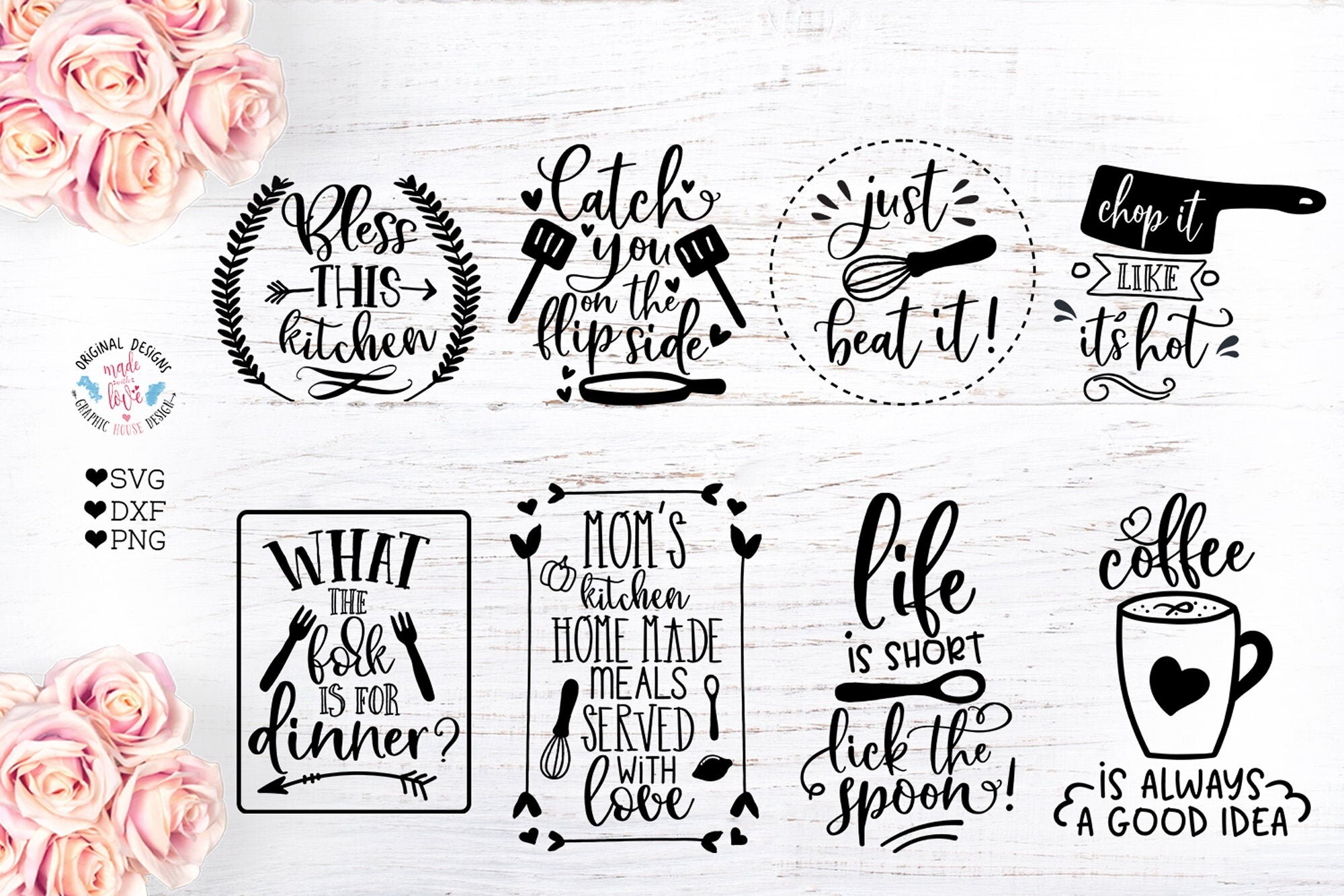 Kitchen Svg Kitchen Svg Files Kitchen Bundle Kitchen Cut | Etsy