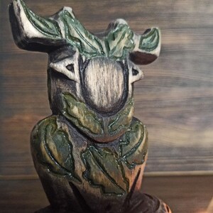 Cernunnos Statue Green Man Horned God Pan Herne the Hunter - Etsy