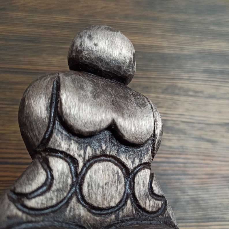 Goddess Statue Yggdrasil Triple Moon Witchcraft Supply Witchy Décor ...
