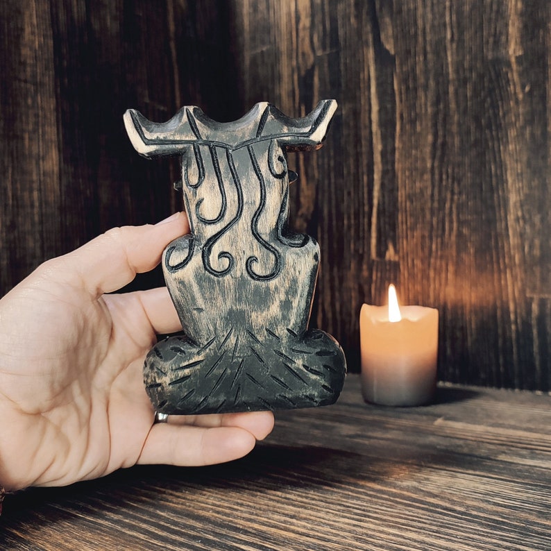 Cernunnos Statue Horned God Pan - Etsy