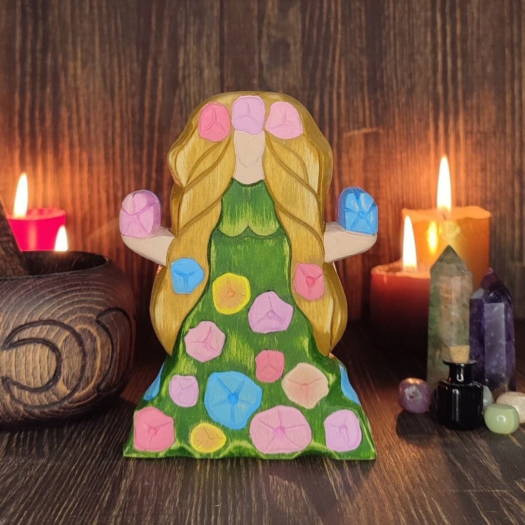 Vesna Slavic Spring Goddess Ukrainian Art Made in Ukraine Flower Witch ...