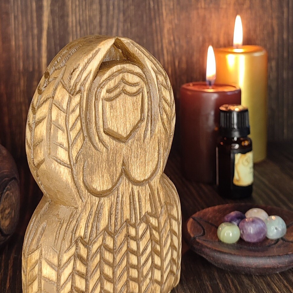 Lammas Goddess Statue Wheel of the Year Sabbat Pagan Fest First Harvest ...