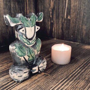 Cernunnos Statue Green Man Horned God Pan Herne the Hunter - Etsy