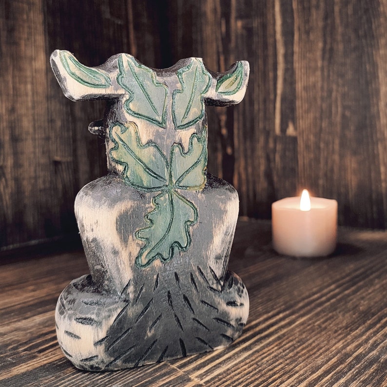 Cernunnos Statue Green Man Horned God Pan Herne the Hunter - Etsy