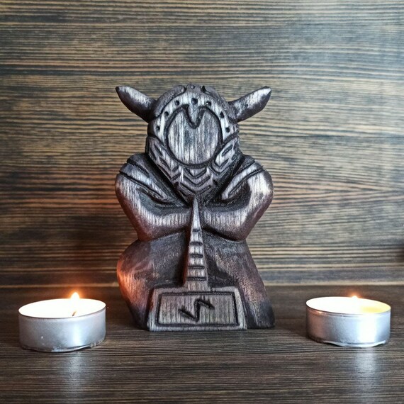 Thor Statue Mjolnir Thor Hammer Helmet - Etsy