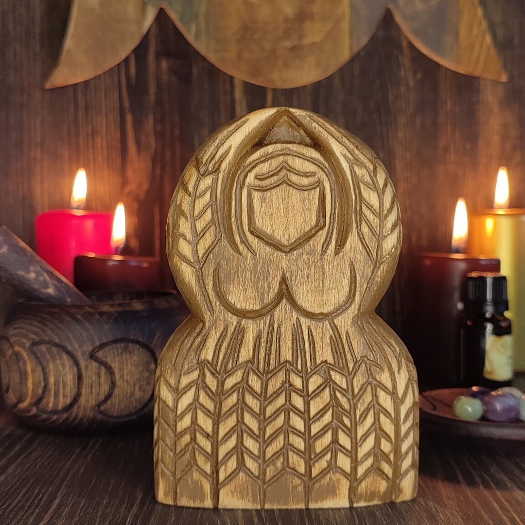 Lammas Goddess Statue Wheel of the Year Sabbat Pagan Fest First Harvest ...