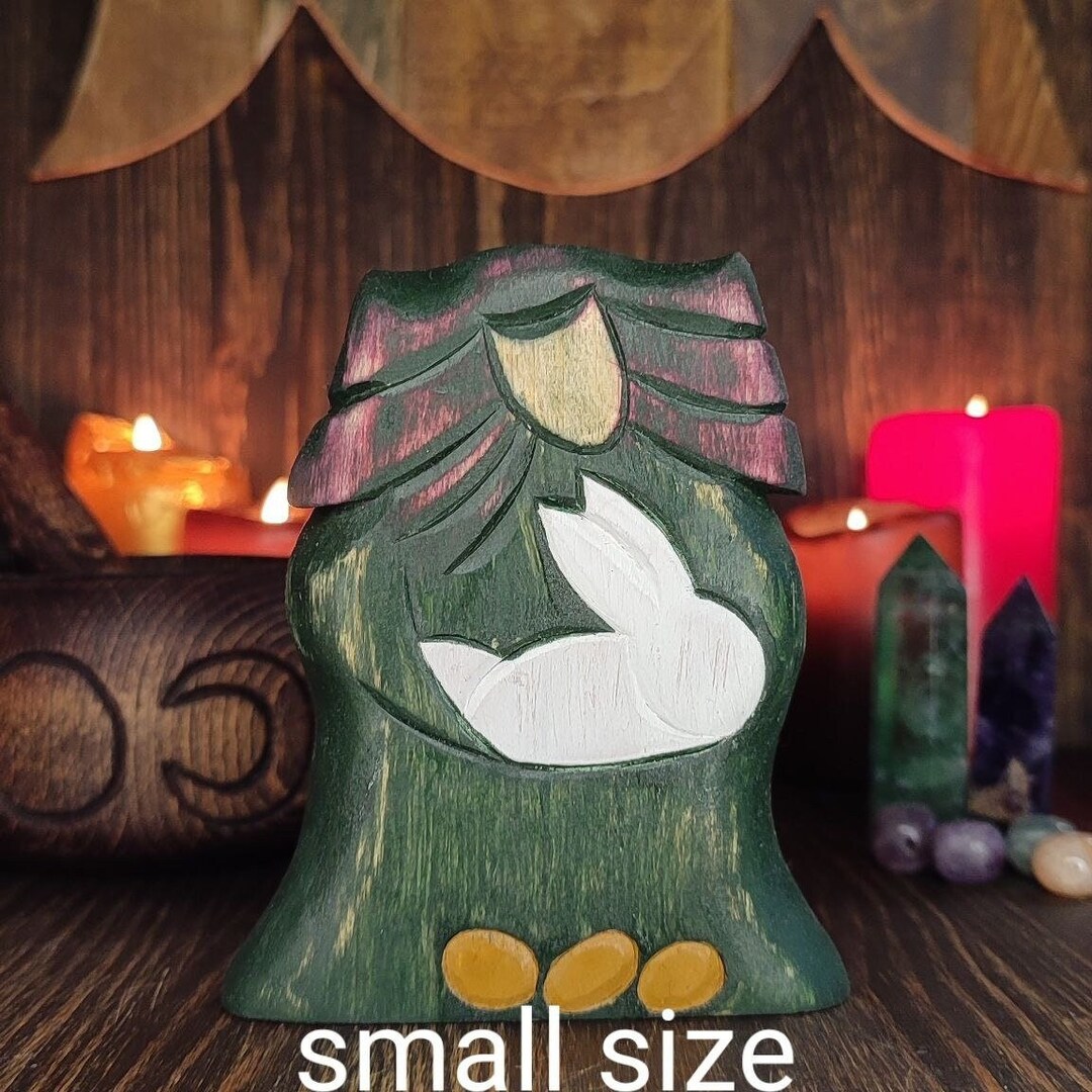 Ostara Statue SMALL Wheel of the Year Spring Equinox Heathen Asatru ...