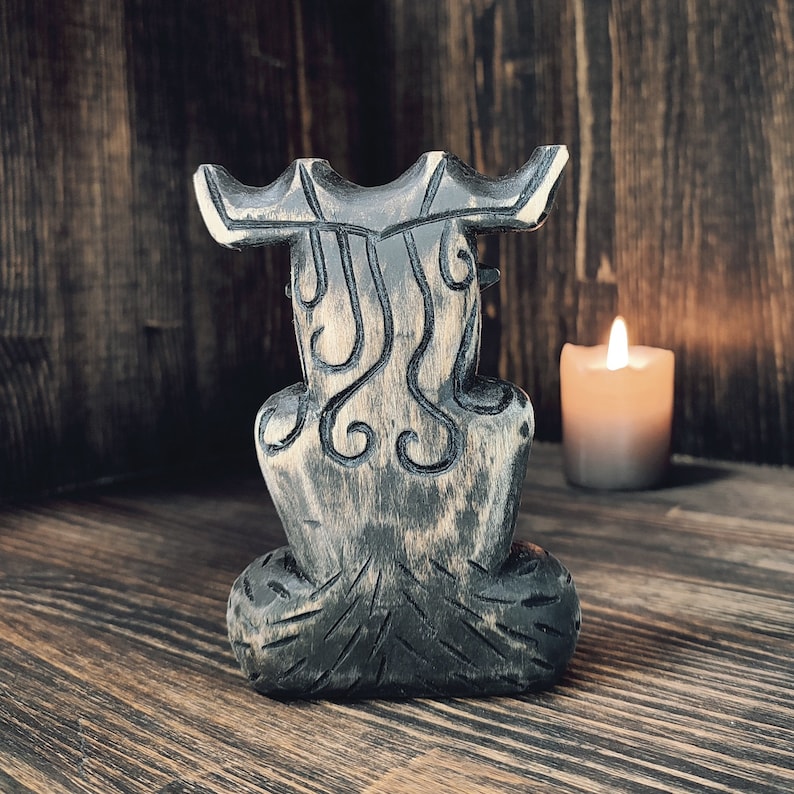 Cernunnos Statue Horned God Pan - Etsy