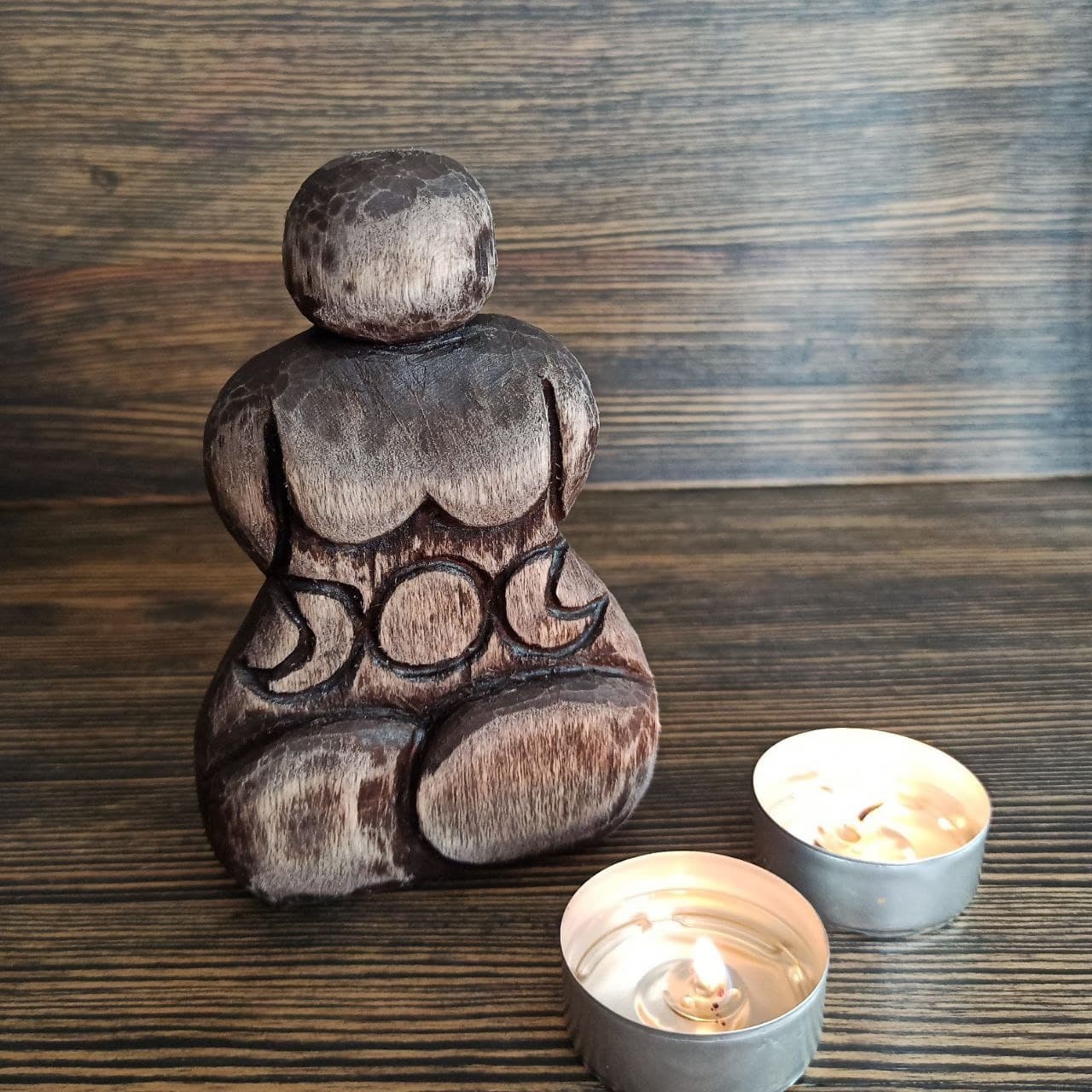Goddess Statue Yggdrasil Triple Moon Witchcraft Supply Witchy Décor ...