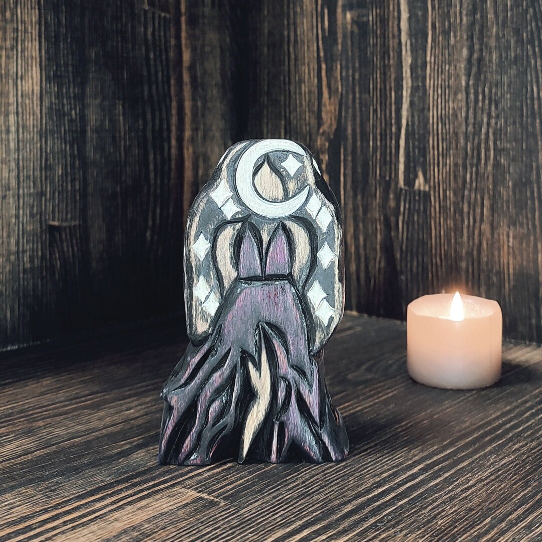 Nyx Statue Night Moon Goddess Greek Mythology Art - Etsy