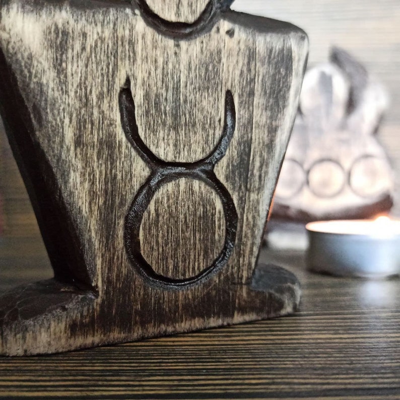 Goddess Statue Horned God Cernunnos Triple Moon Moon Phase - Etsy