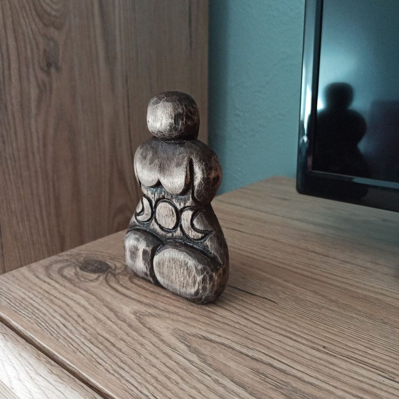 Goddess Statue Yggdrasil Triple Moon Witchcraft Supply Witchy Décor ...