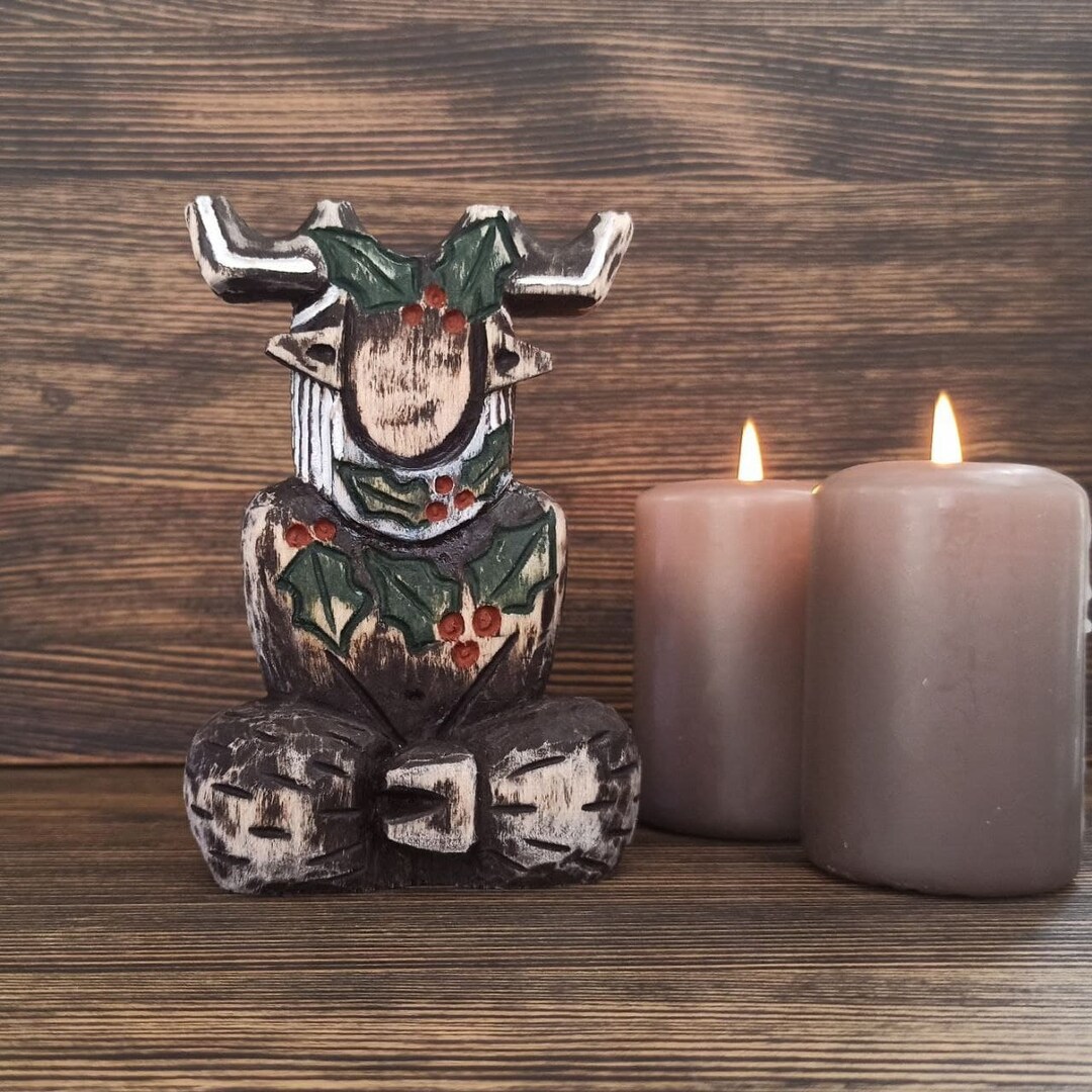Yule Decorations Cernunnos Green Man Pan Herne the Hunter - Etsy