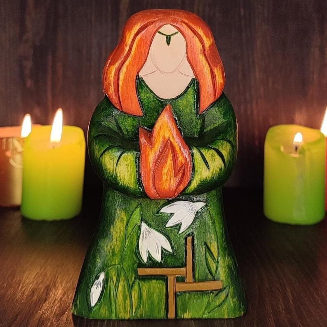 Brigid Brigit Imbolc Wheel of the Year Saint Cross Sabbat Goddess ...