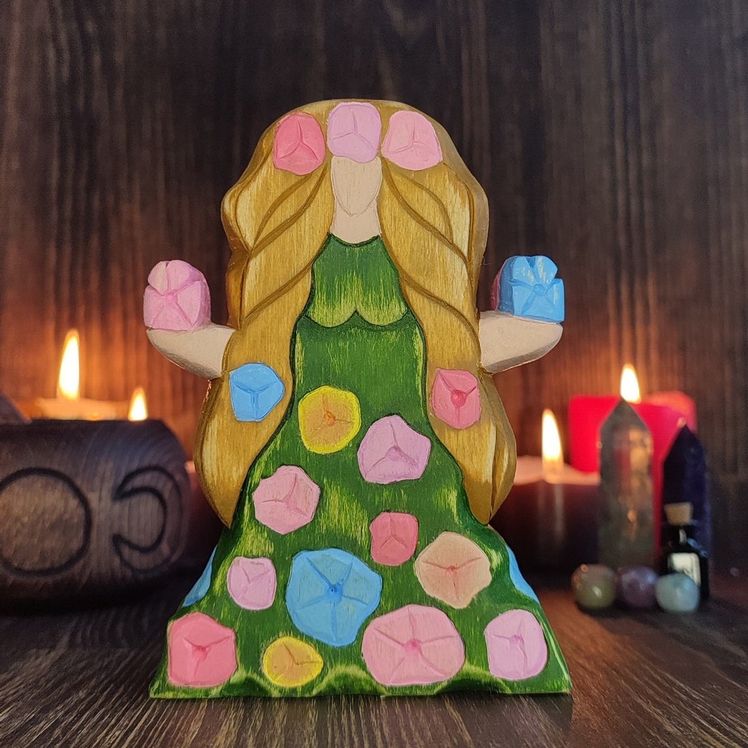 Vesna Slavic Spring Goddess Ukrainian Art Made in Ukraine Flower Witch ...