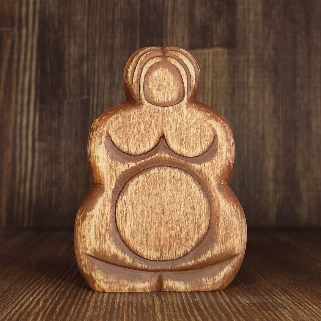 Birthing Goddess Gaia Fertility Goddess Statue Mother Earth Pagan Altar ...