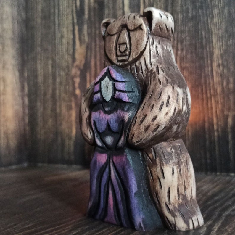 Artio Bear Goddess Pagan Witch Celtic Goddess Statue - Etsy