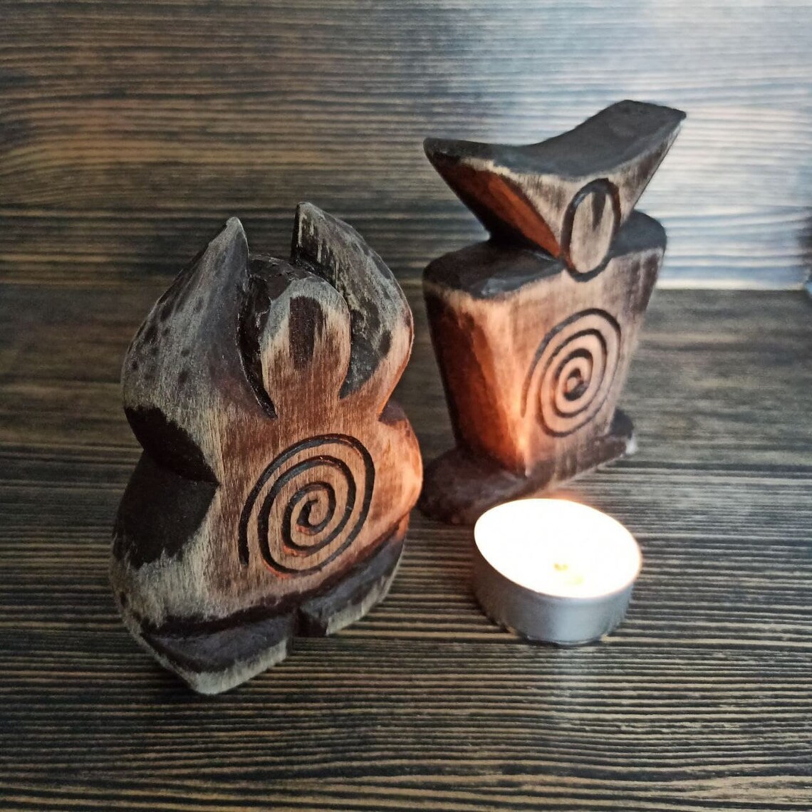 Goddess Statue Horned God Cernunnos Triple Moon Moon Phase - Etsy