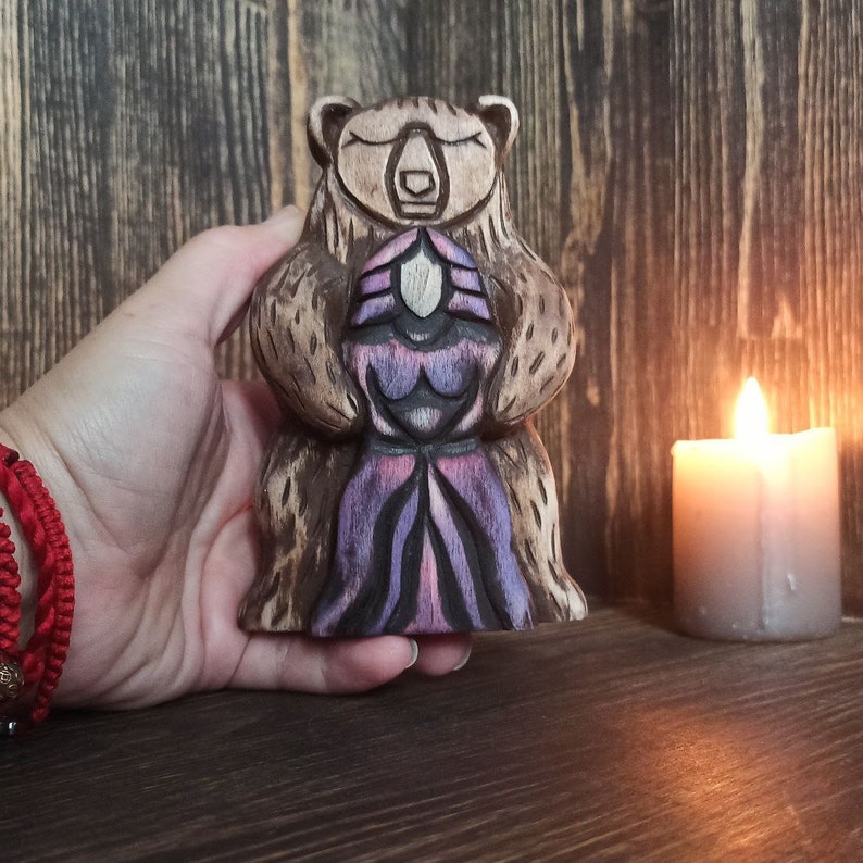 Artio Bear Goddess Pagan Witch Celtic Goddess Statue - Etsy