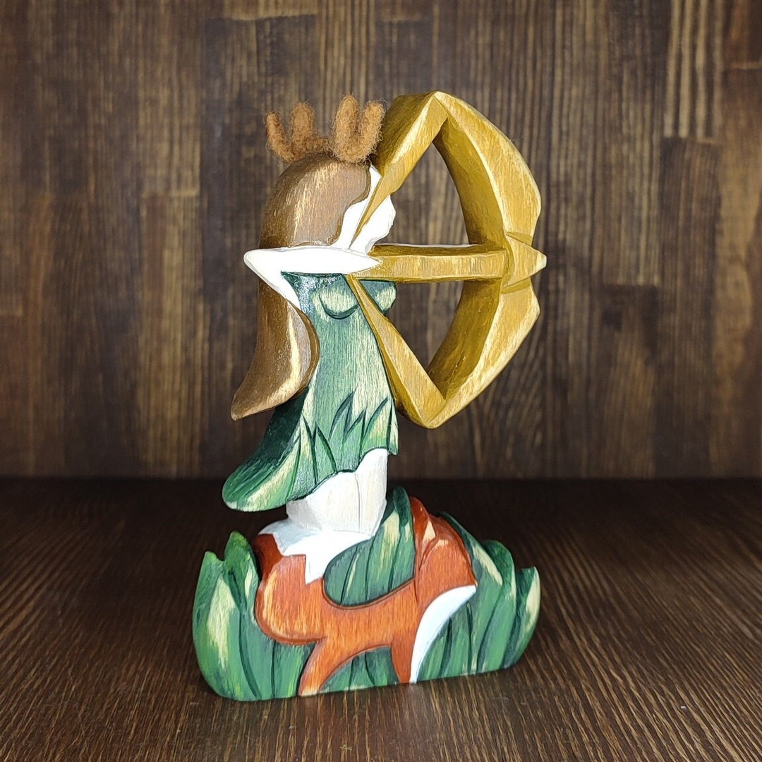 Mielikki Statue Forest Goddess Finnish Finland Mythology Statuette ...