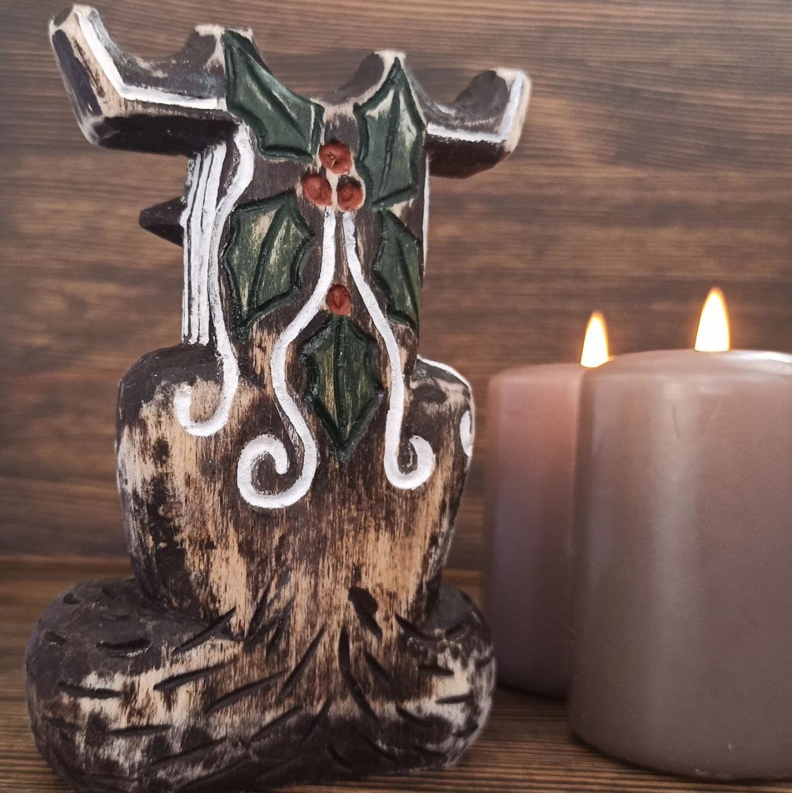 Yule Decorations Cernunnos Green Man Pan Herne the Hunter - Etsy