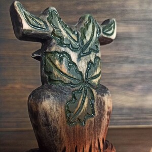 Cernunnos Statue Green Man Horned God Pan Herne the Hunter - Etsy