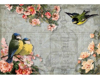 Hand Painted Check Decoupage Paper A1 A2 A3 or A4. - Etsy