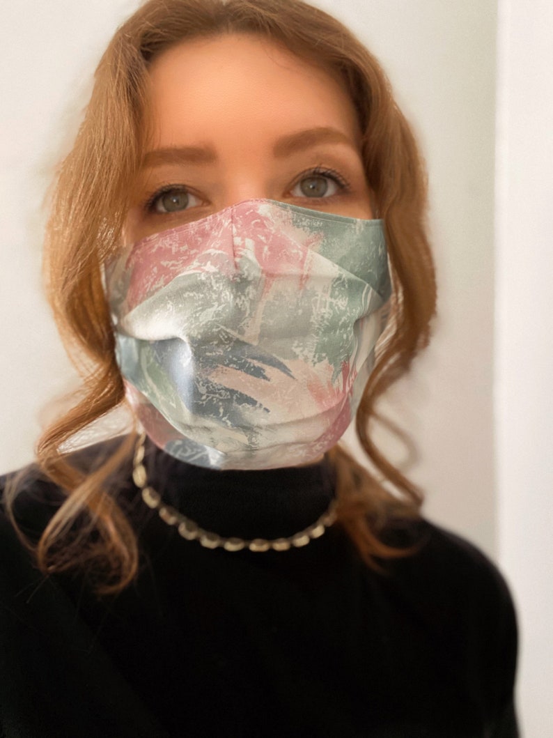 Womens Face Mask PPE Lined Strong Sturdy Tight Weave Fabric Full ...