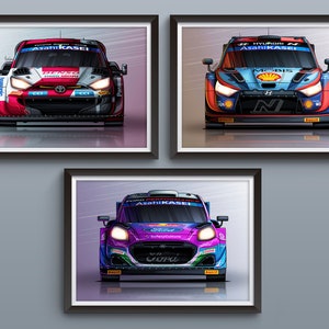 WRC Hybrid Generation 2022-2023 A3 Posters - Etsy