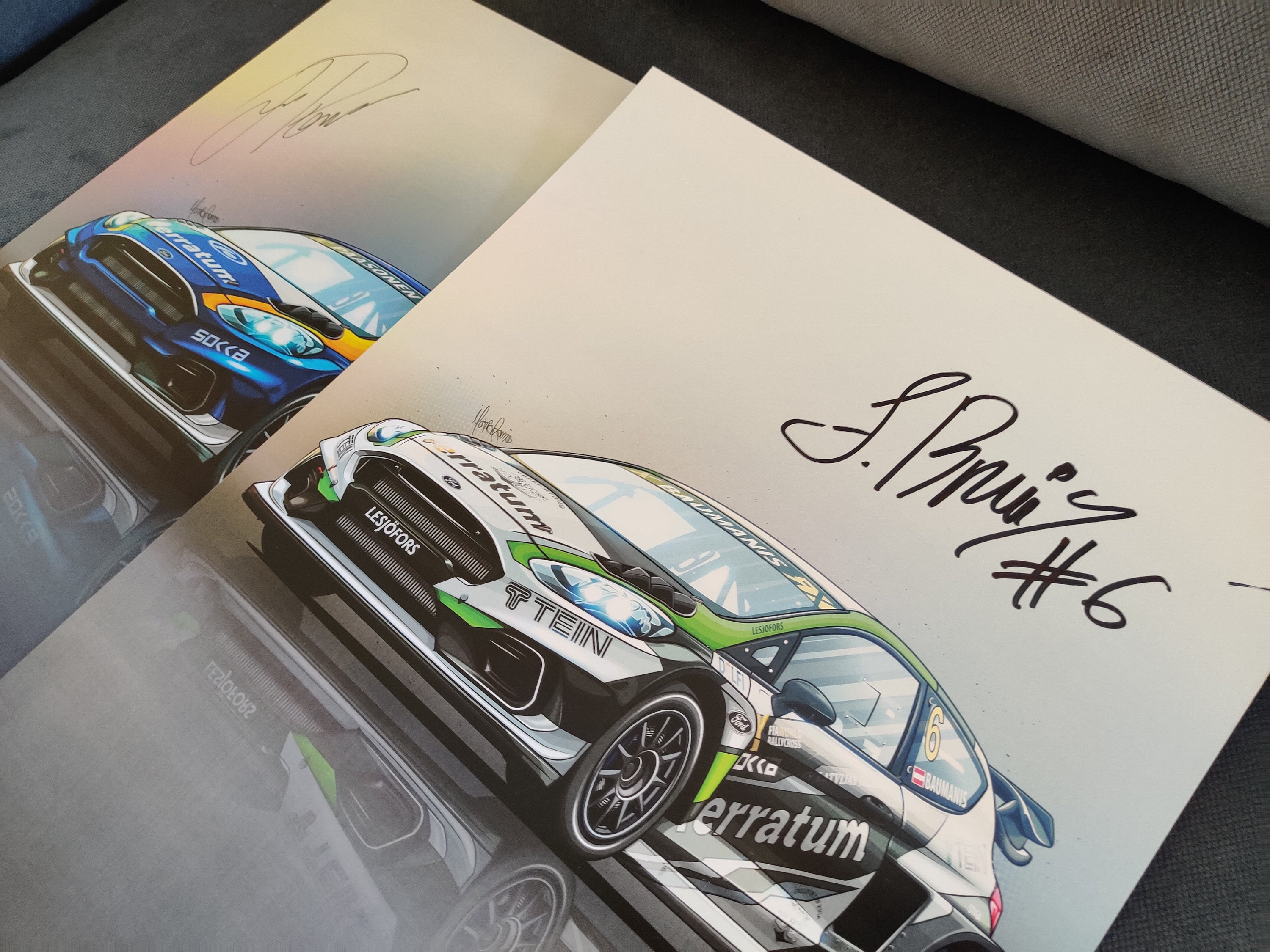 Signed Janis Baumanis and Jani Paasonen Pack Ford Fiesta - Etsy