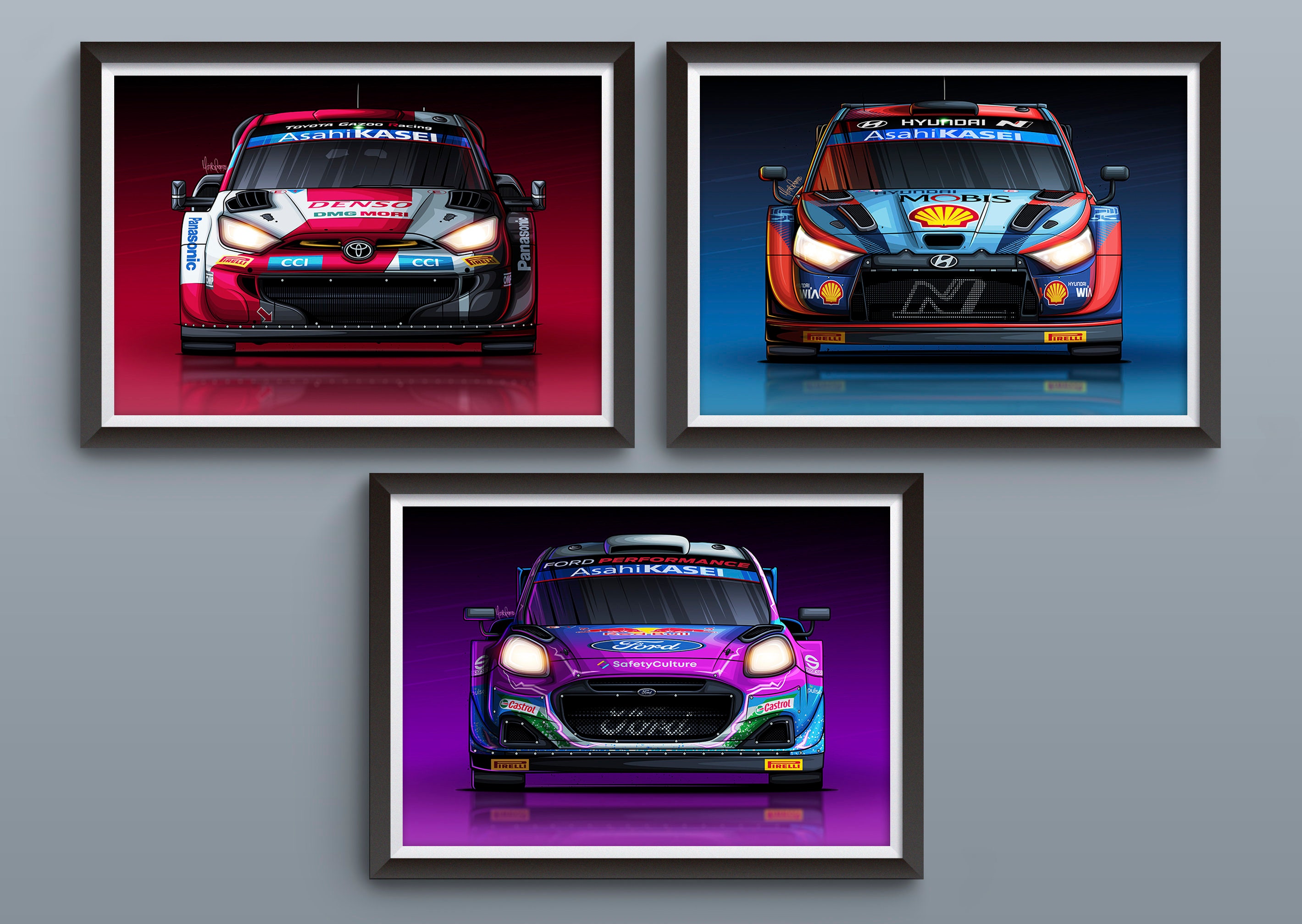 WRC Hybrid Generation 2022-2023 A3 Posters - Etsy