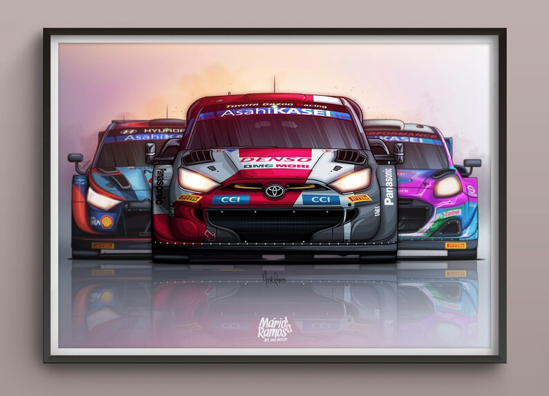 WRC Hybrid Generation 2022-2023 A3 Posters - Etsy