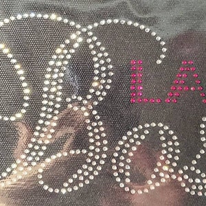 Rhinestone Transfer, Bling, Iron on Transfer, Rhinestones, Hot Fix ...