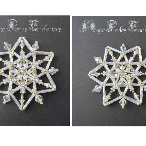 Beaded Snowflake Pattern - Etsy